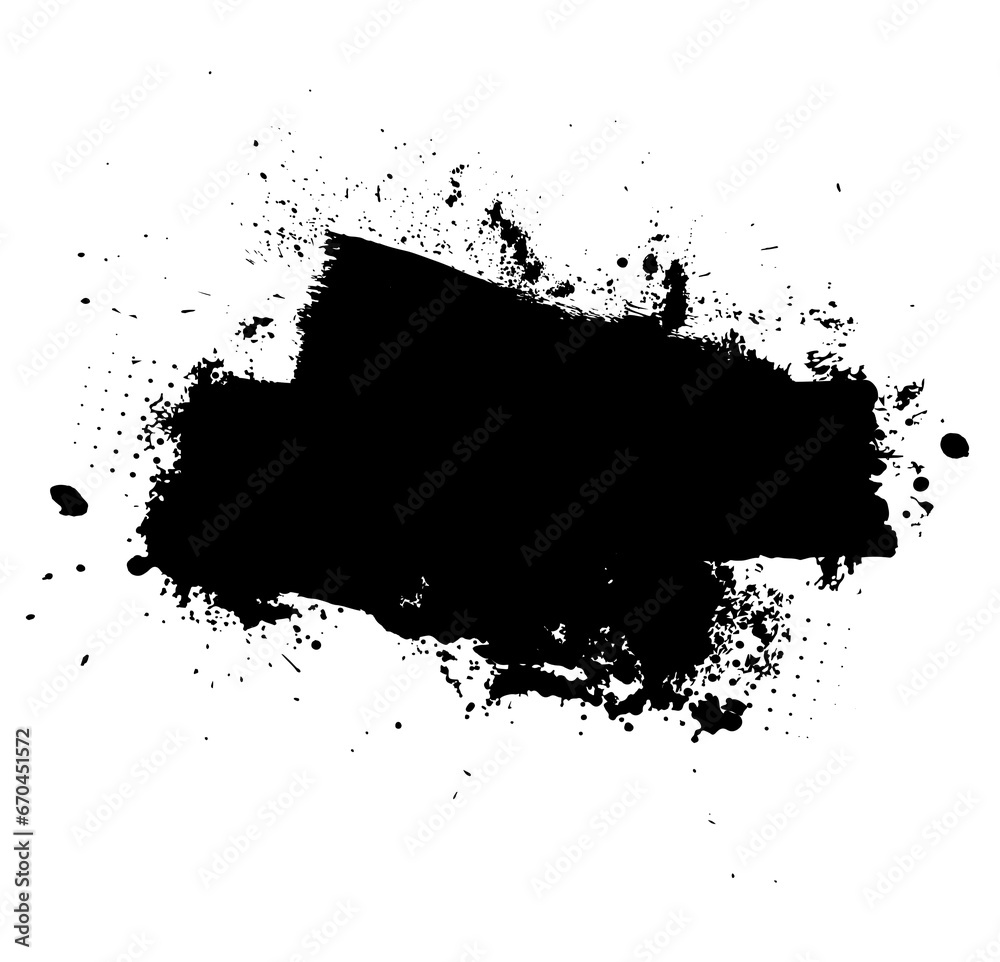 Black dried paint splattered dirty style. Royalty high-quality free ...