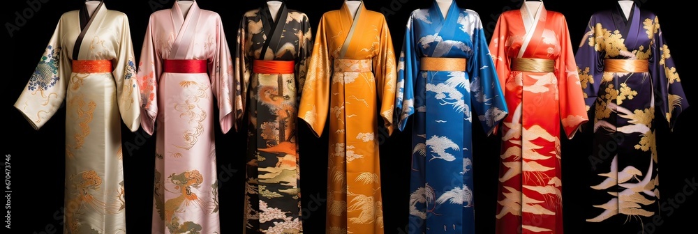Kimono attire, Japanese rituals, ceremonial garments, cultural richness ...