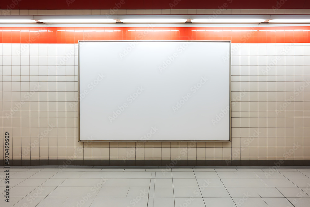 blanc ad space, mockup, white wall, adspace, marketing, ads, design ...