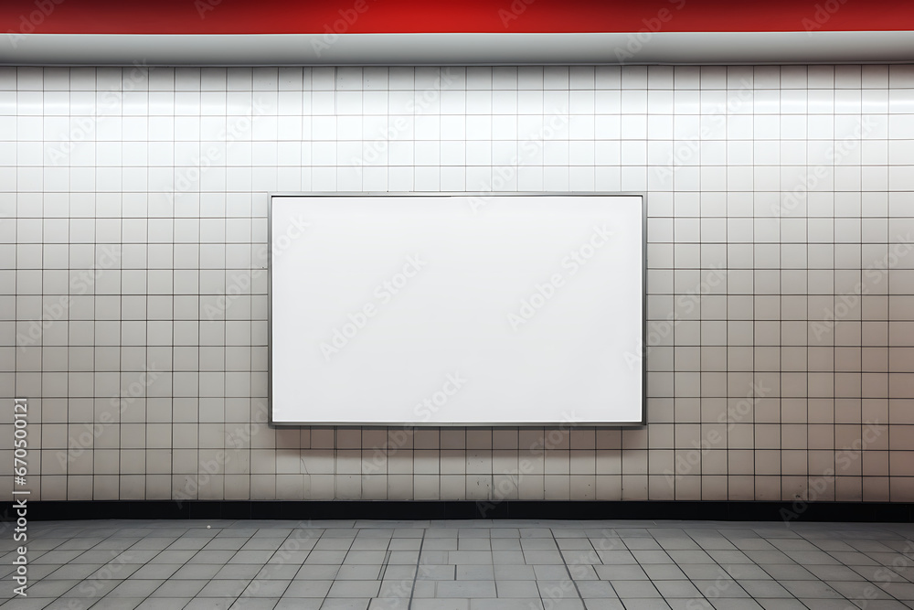 blanc ad space, mockup, white wall, adspace, marketing, ads, design ...