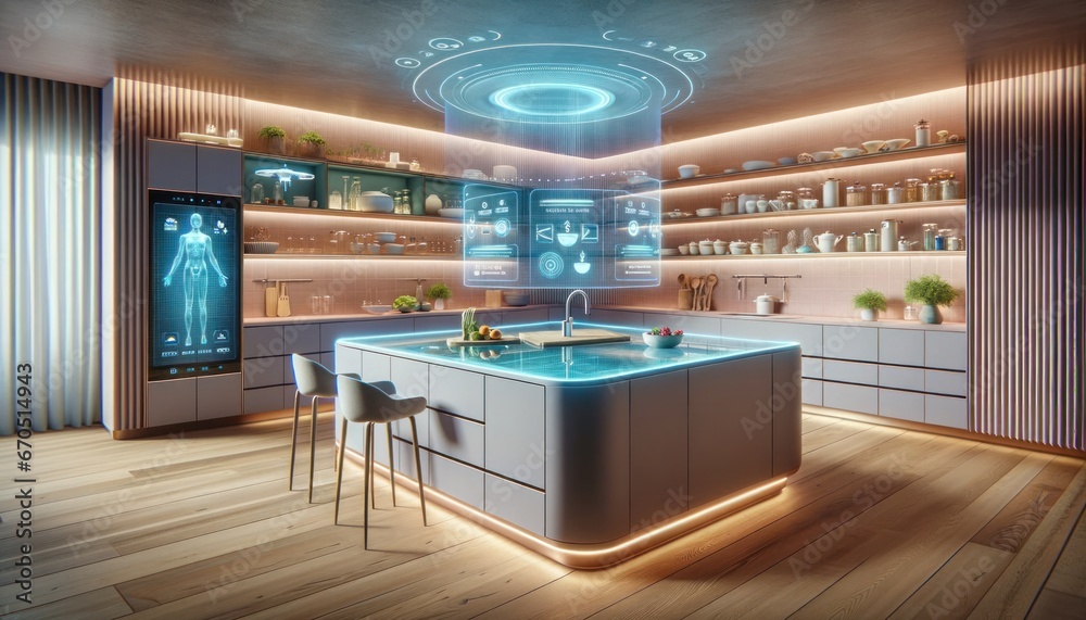 Step into a modern marvel of culinary innovation as the holographic ...