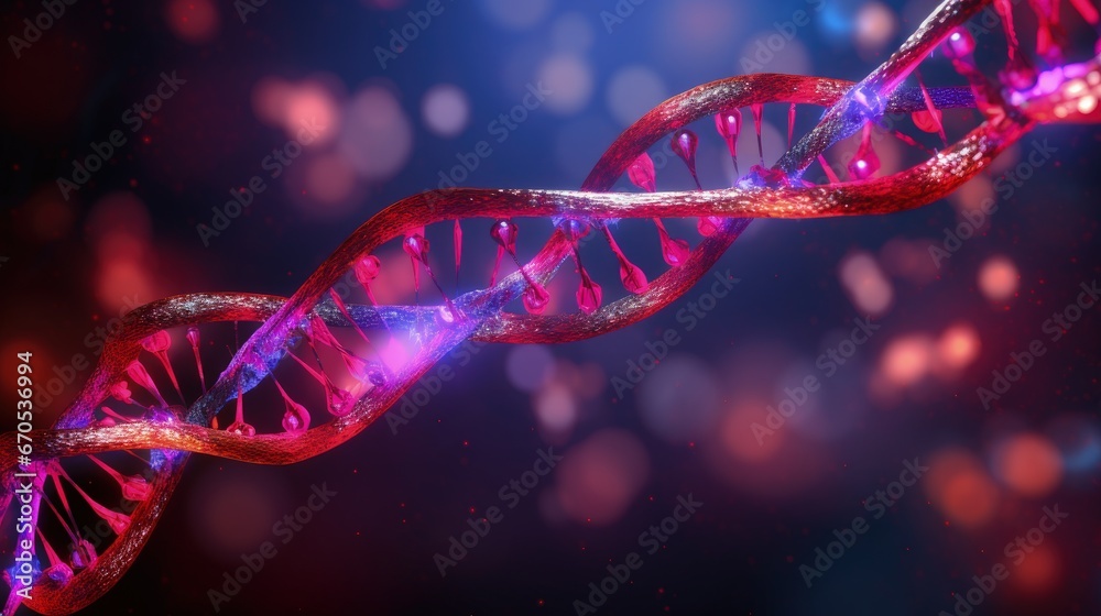 RNA Polymerase II transcribing DNA into RNA. It unwinds DNA strands ...