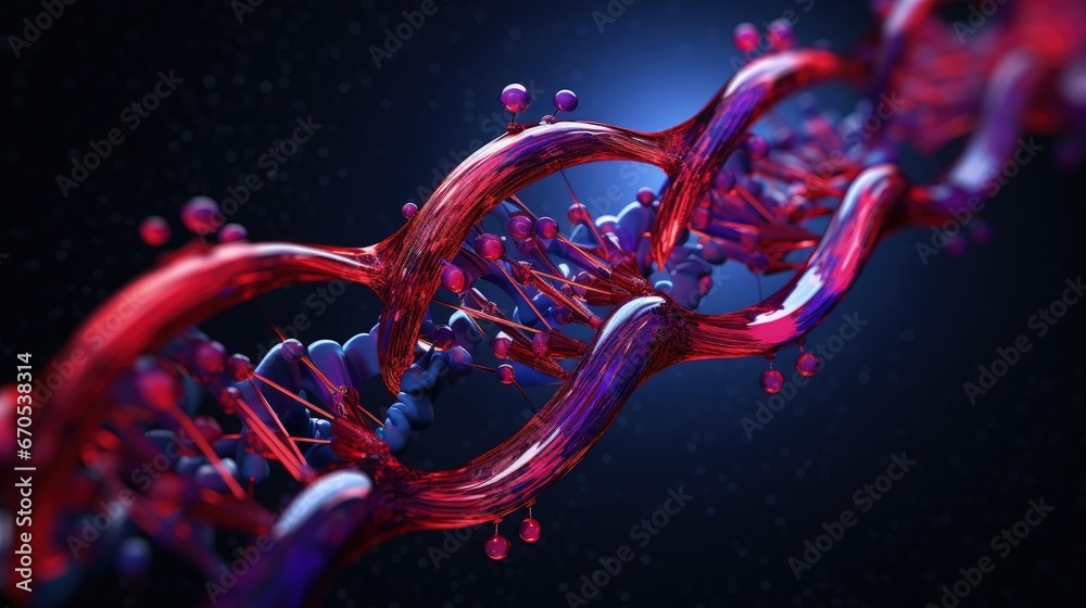 RNA Polymerase II transcribing DNA into RNA. It unwinds DNA strands ...