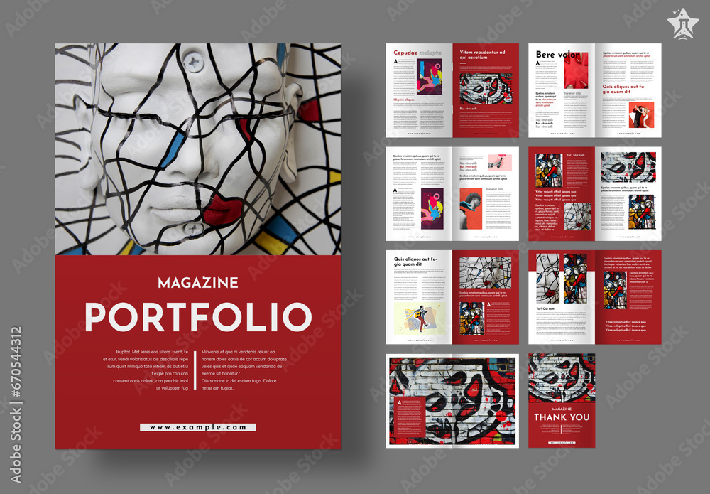 Portfolio Stock Template | Adobe Stock