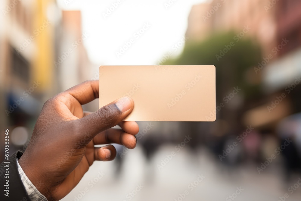 Empty Card Ready for Mock-up Stock Photo | Adobe Stock