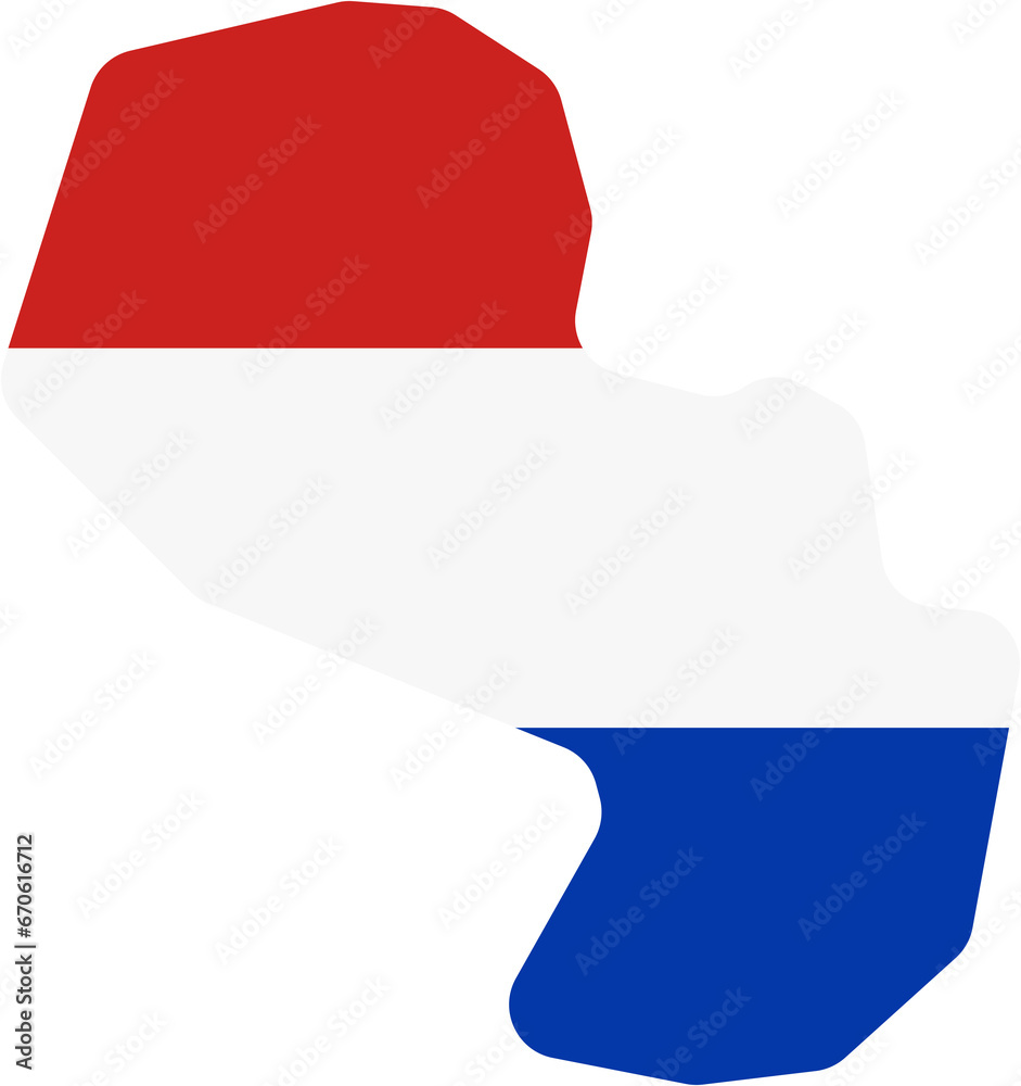 drawing of paraguay flag map. Stock Illustration | Adobe Stock