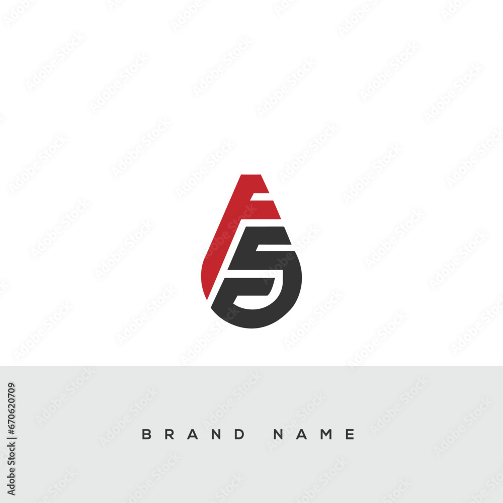 Letter FS logo design template vector illustration. Stock Vector ...