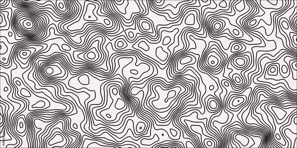 Topographic map in contour line light topographic topo contour map and ...