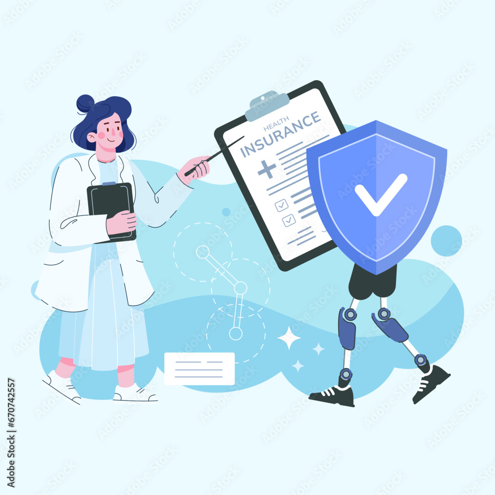 Limb prosthetics. The prosthesis is disabled. Cartoon flat vector ...