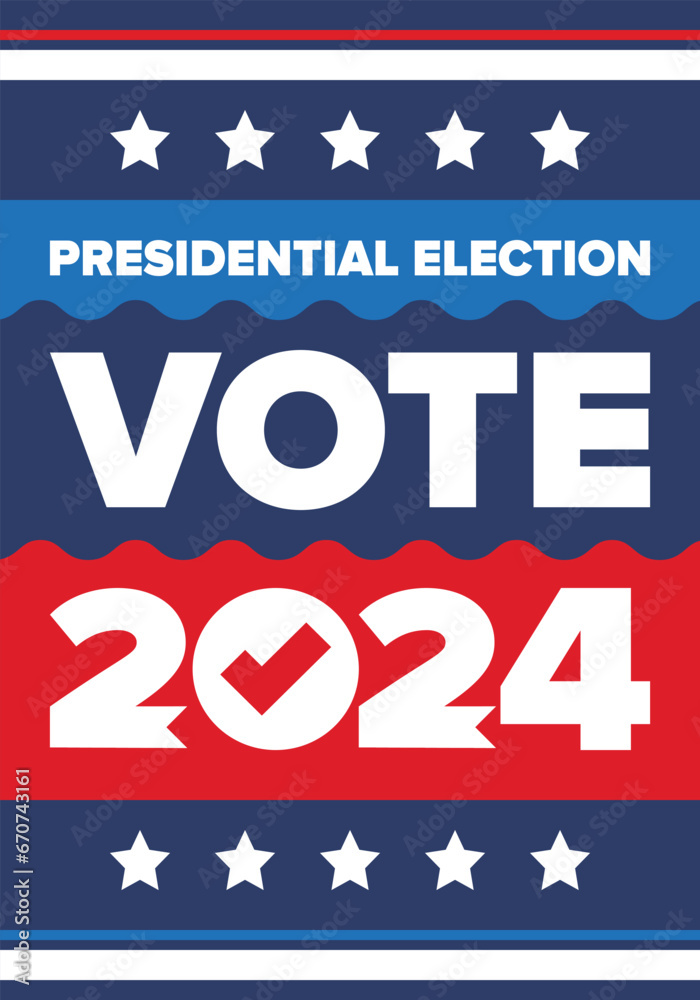 Presidential Election 2024 in United States. Vote day, November 5. US ...