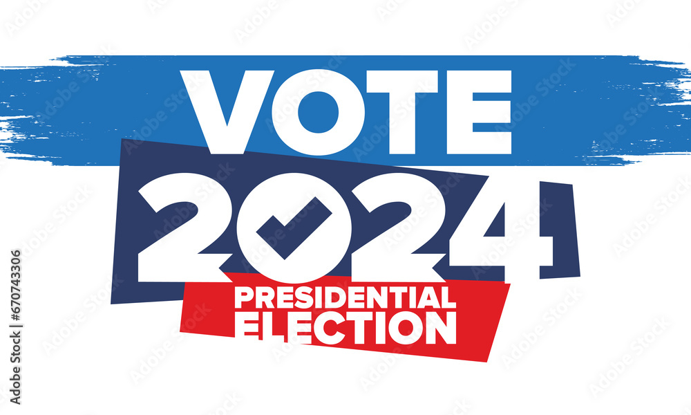Presidential Election 2024 in United States. Vote day, November 5. US ...