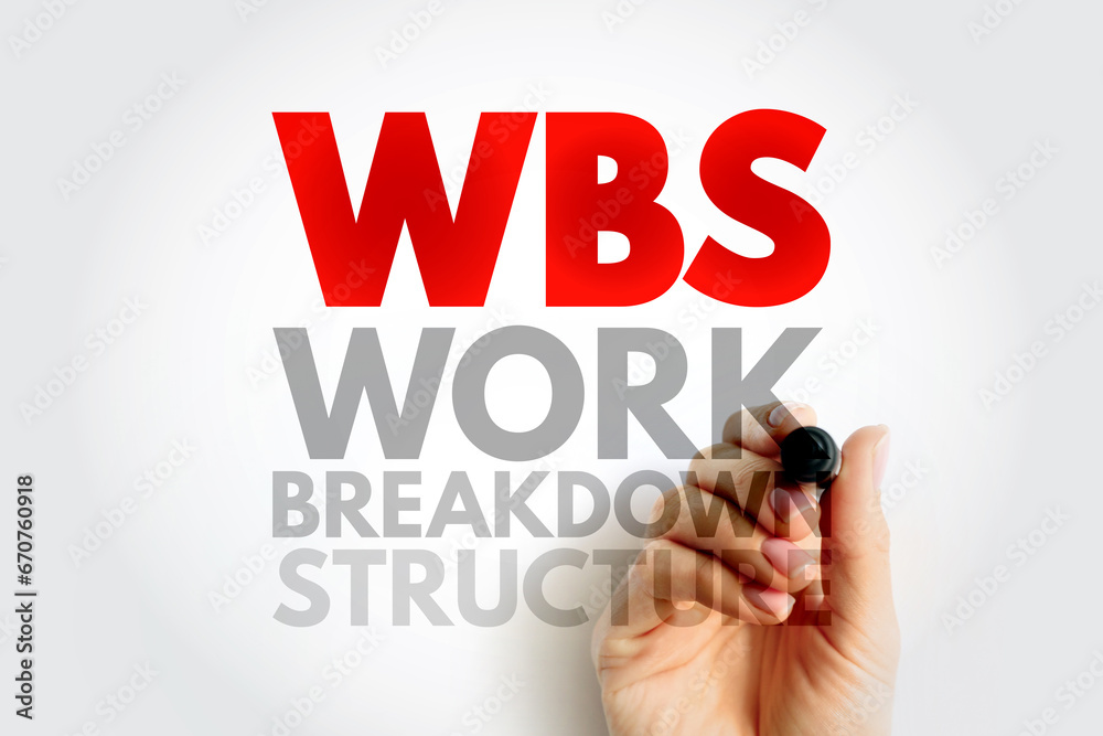 WBS Work Breakdown Structure - deliverable-oriented breakdown of a ...