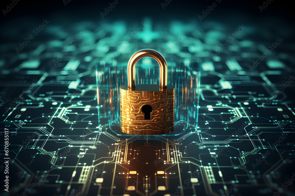 cyber security data protection shield wallpaper illustration and ...