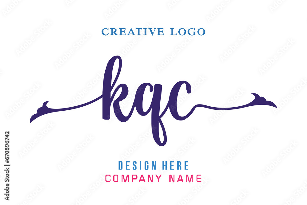 KQC lettering, perfect for company logos, offices, campuses, schools ...
