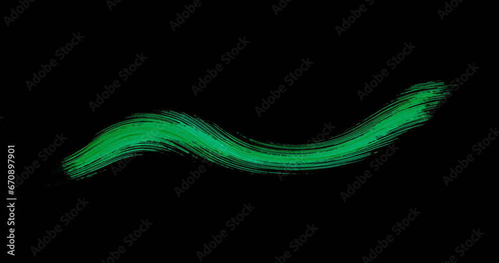Green color brush stroke animation Brush stroke transition animation ...