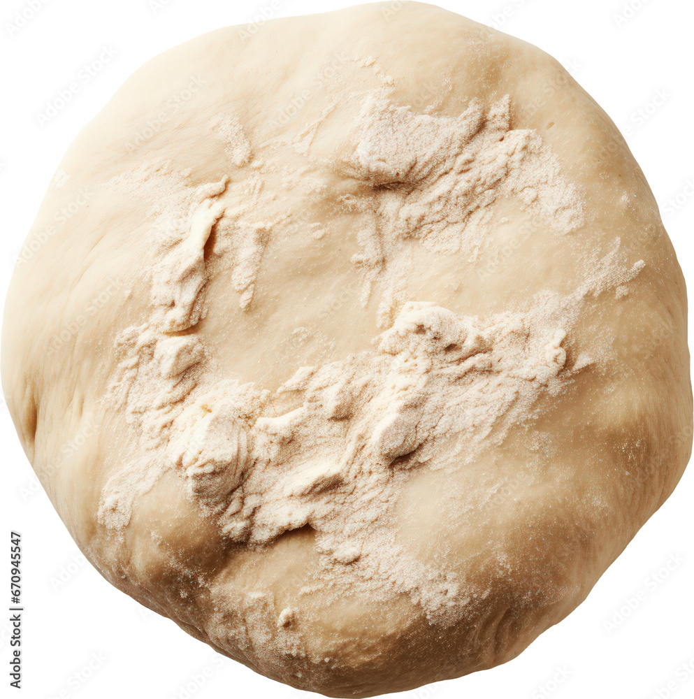 Raw dough transparent background PNG clipart Stock Photo | Adobe Stock