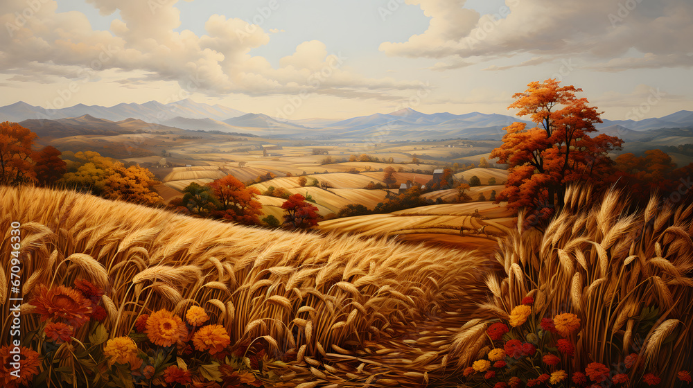 Fall in love with the bountiful colors of autumn as farmers harvest ...