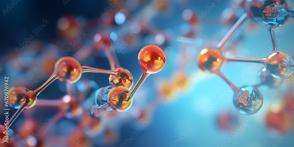Atom Molecule Structure Abstract and Medical Concept Science From ...