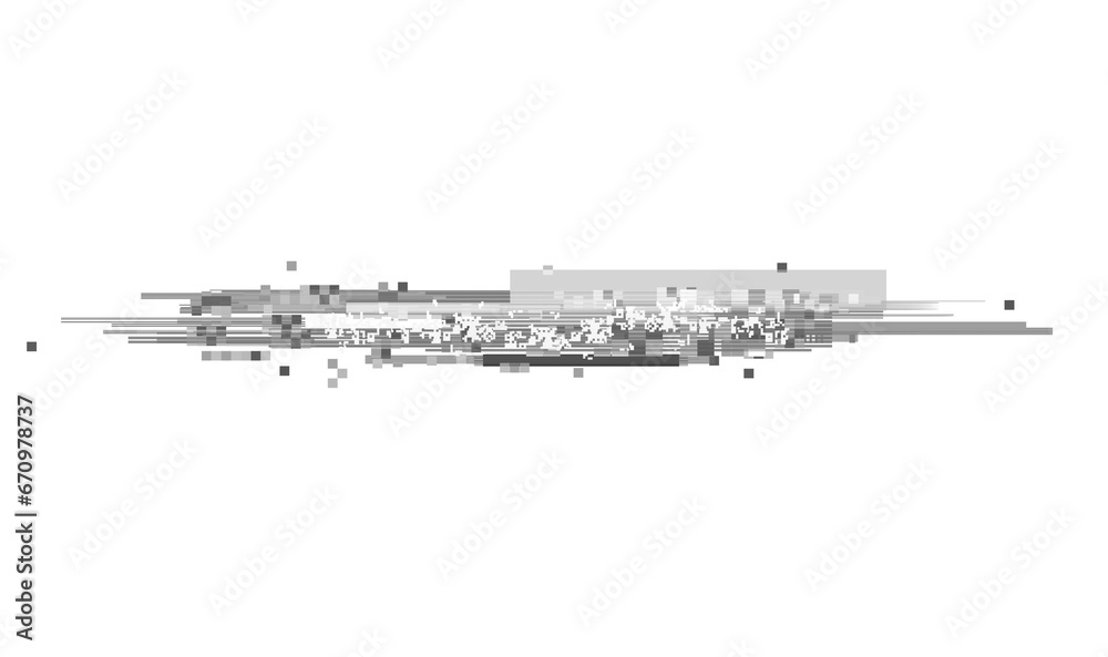 Glitch noise distortion of broken video transparent backgrounds, VHS ...