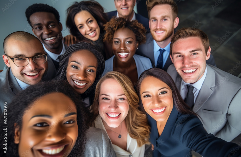 Ethnicity Diversity at Work. Happy Employees From Different Backgrounds ...