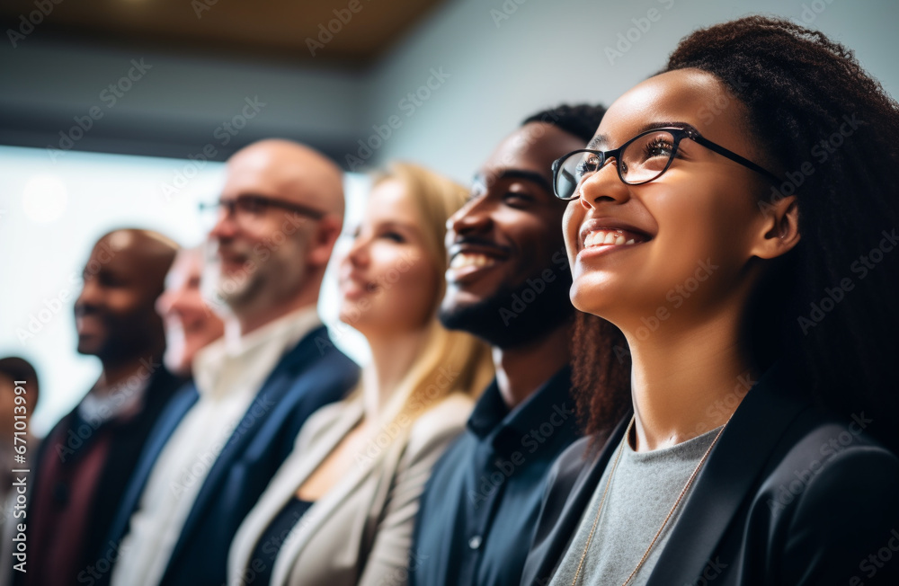 Ethnicity Diversity at Work. Happy Employees From Different Backgrounds ...