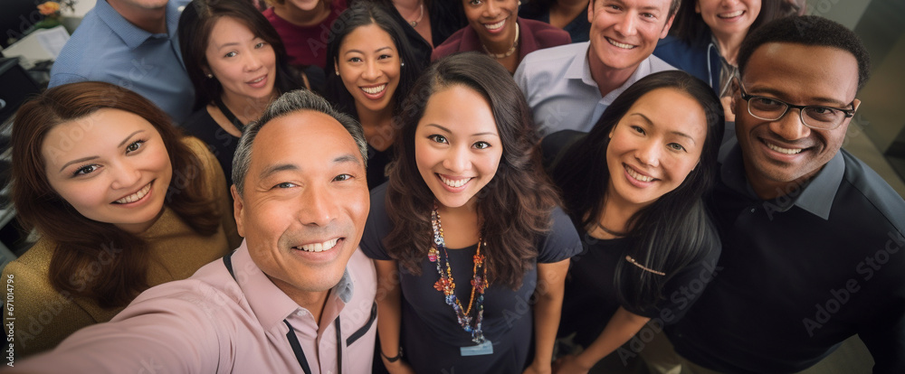 Ethnicity Diversity at Work. Happy Employees From Different Backgrounds ...