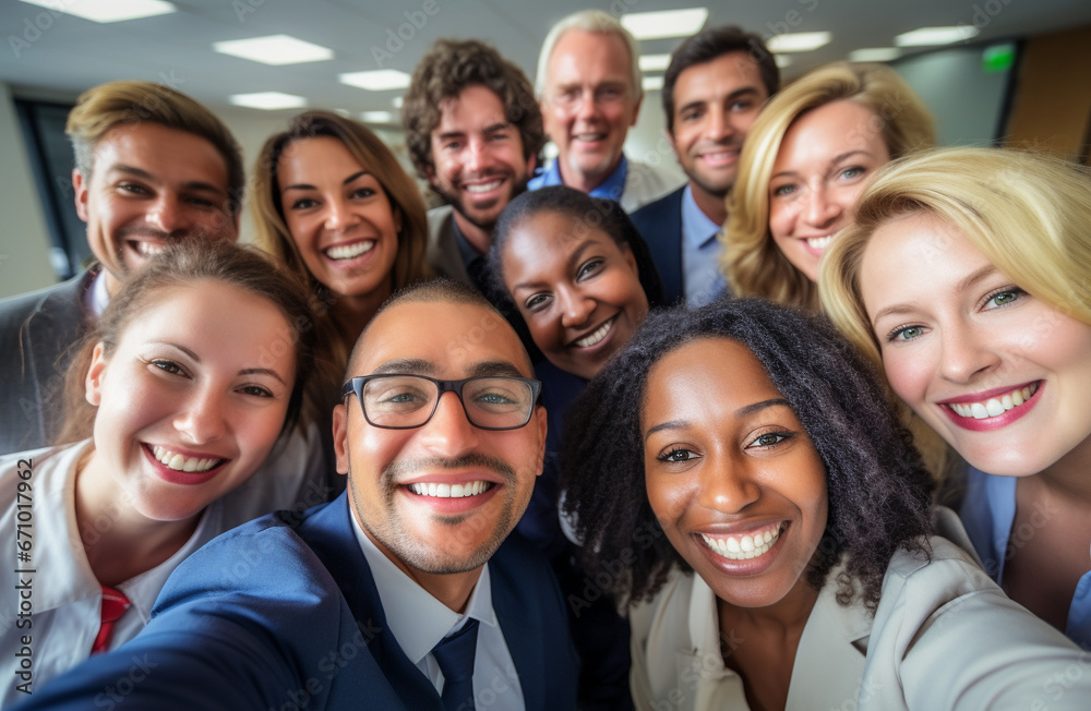 Ethnicity Diversity at Work. Happy Employees From Different Backgrounds ...