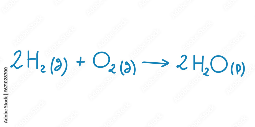 Reaction of hydrogen with oxygen equation. Hydrogen and oxygen to water ...