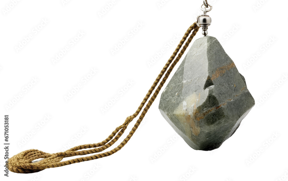Divination Stone Pendulum for Dowsing on Transparent background Stock ...