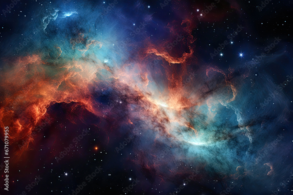 Abstract colorful Galaxy and Space background, Beautiful cosmos galaxy ...