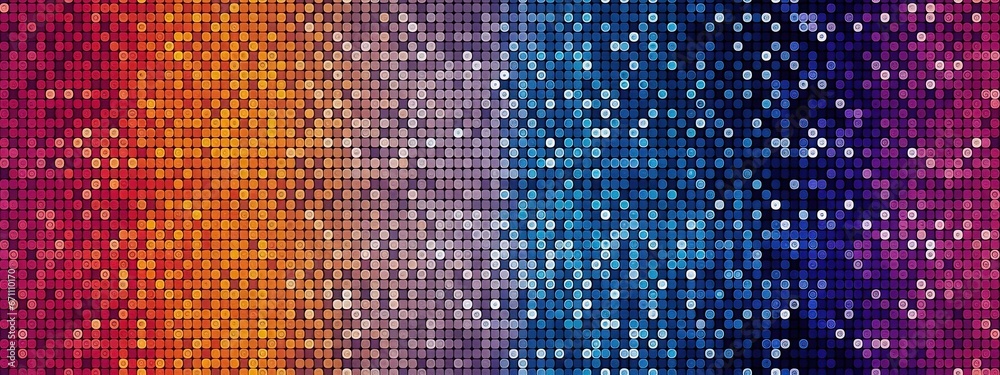 Seamless CMYK color printer ink halftone dots texture overlay. Abstract ...