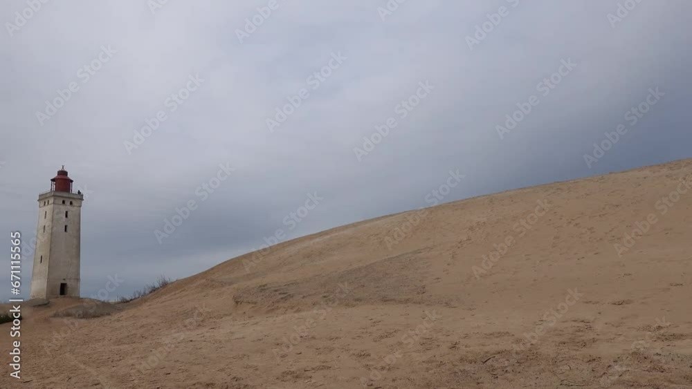 Rubjerg Knude Lighthouse, Denmark A view of the famous Rubjerg Knude ...