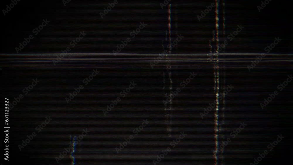 Glitch TV screen. Disrupted Signals. Retro styles noise video effect ...