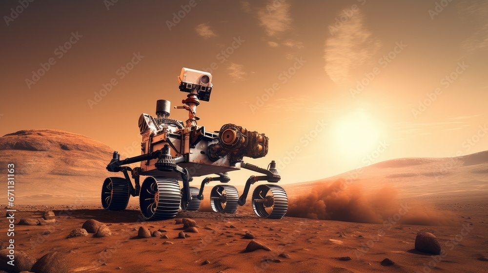 Mars 2020 Perseverance Rover is exploring surface of Mars. Perseverance ...