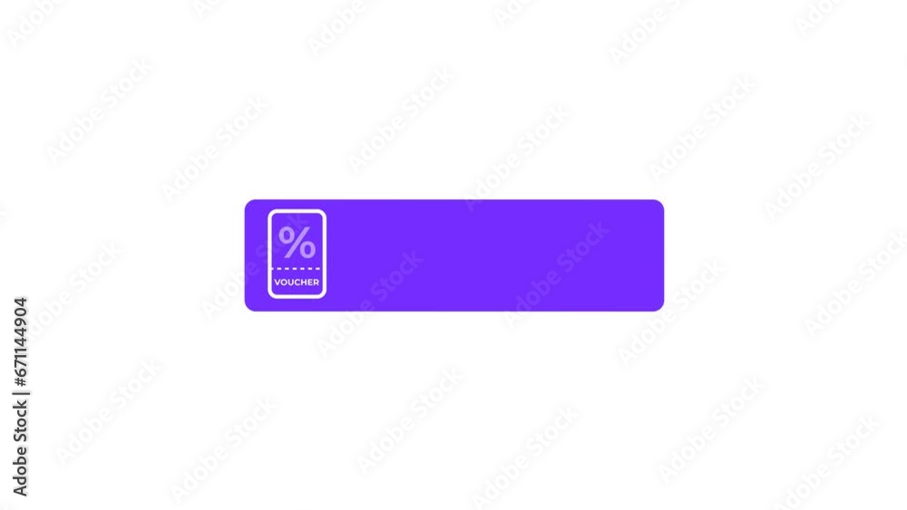 20 Percentage Off Animated Icon. Alpha matte with transparent ...