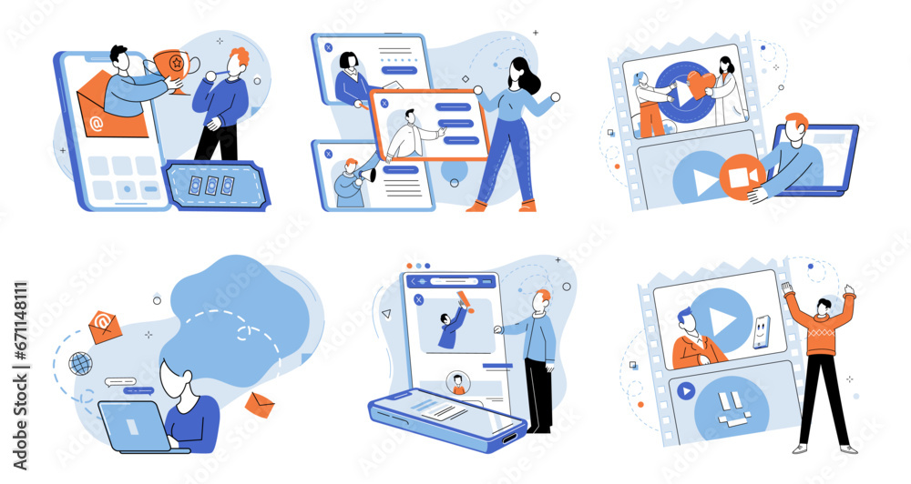 Email marketing vector illustration. Newsletter subscriptions provide ...