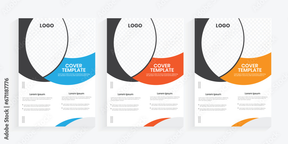 New corporate branding style creative brochure leaflet document, one ...