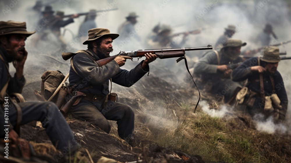 19th Century Machine Guns Pioneering Sustained Firepower in Infantry ...