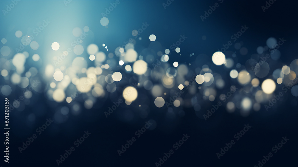 blue and gold bokeh, gold and silver, depth of field, defocus, haze, golden lights, blue and ...