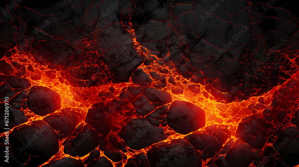 Lava burst PPT background poster wallpaper web page Stock Illustration | Adobe Stock