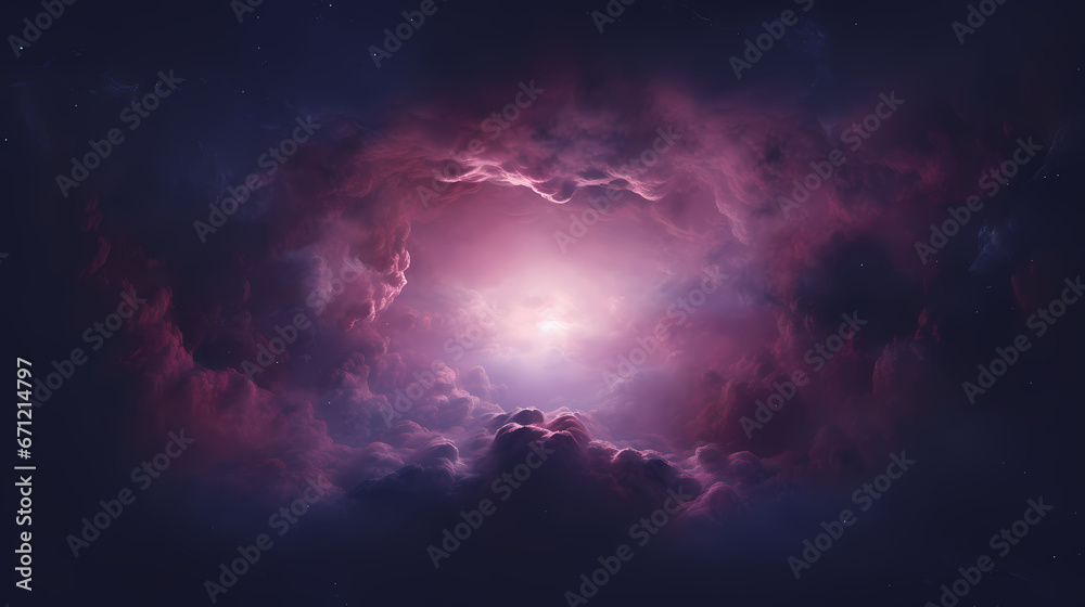 Orion Nebula PPT background poster wallpaper web page Stock ...