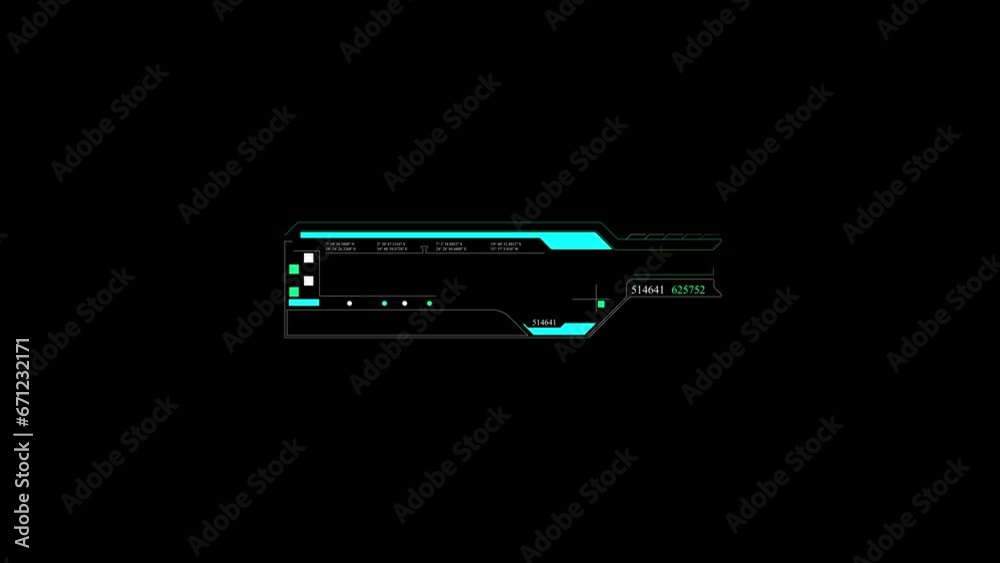 Technological HUD Call Out Frame Template - Frame HUD Element with ...