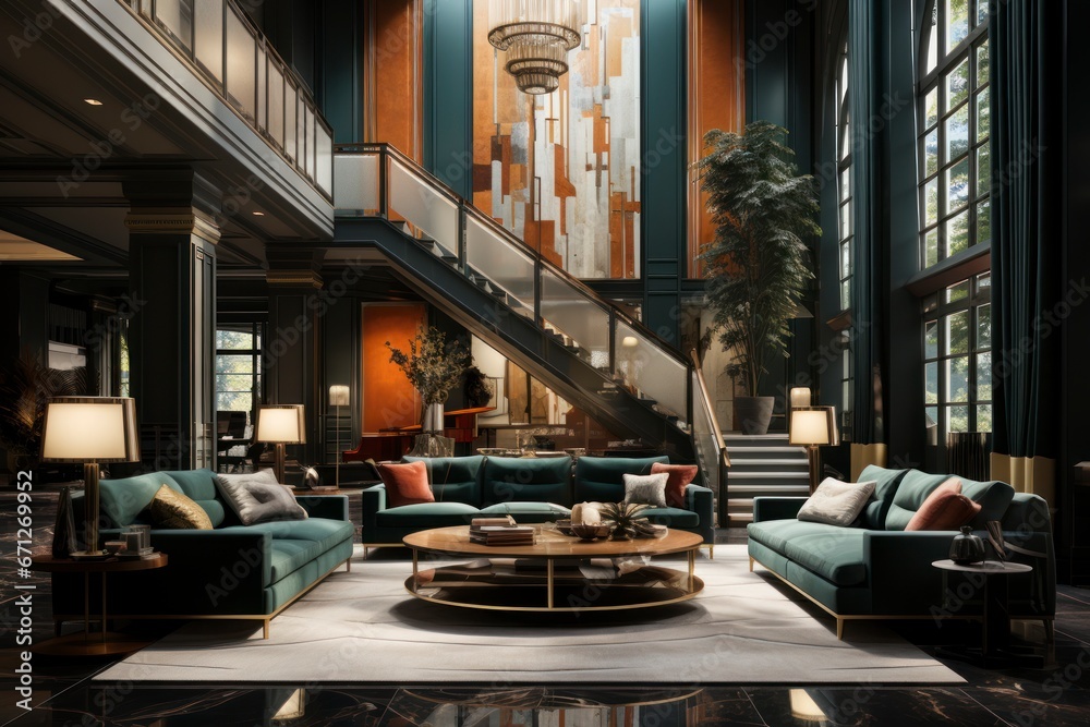 Art Deco interior design is a popular design style of the 1920s and ...