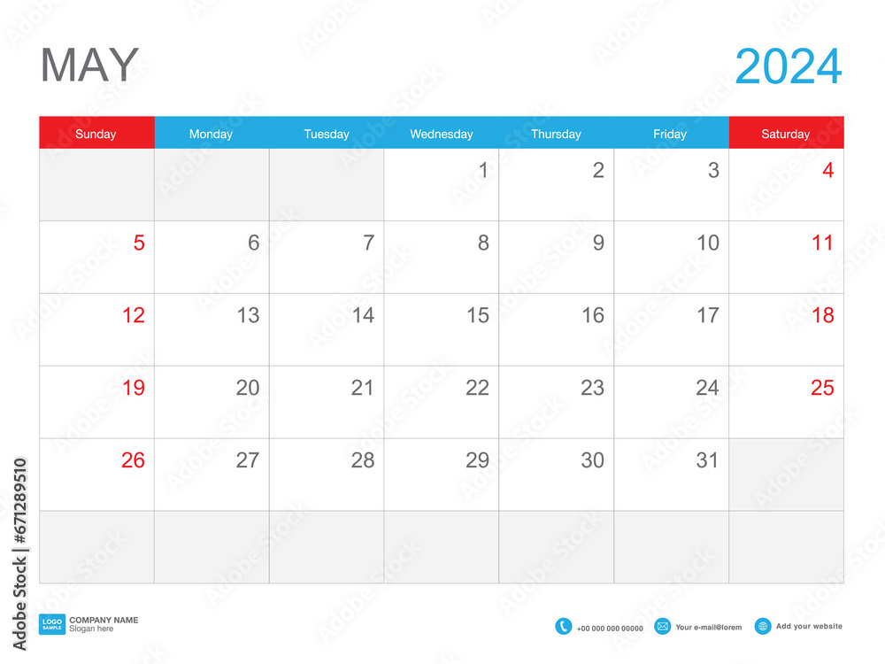 May 2024 template-Calendar 2024 design , Desk Calendar 2024 template ...