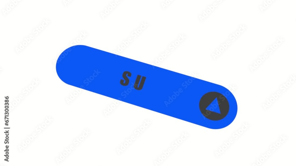 Dynamic blue subscribe button on a gray background. Footage for video ...