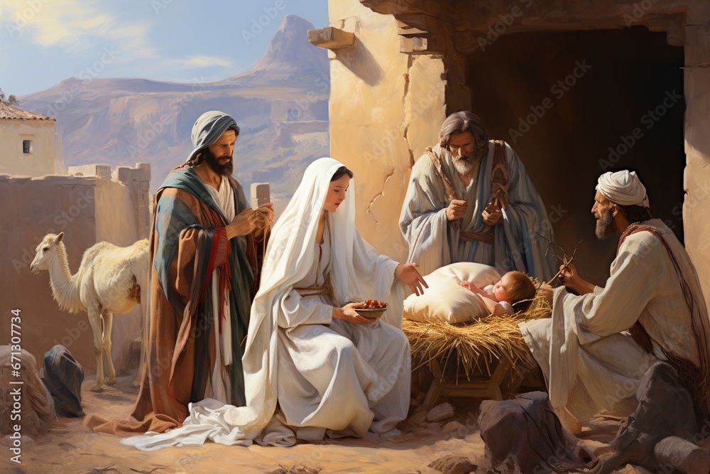 Jesus Birth, In a Bethlehem Manger, A Heavenly Moment Captured in This ...