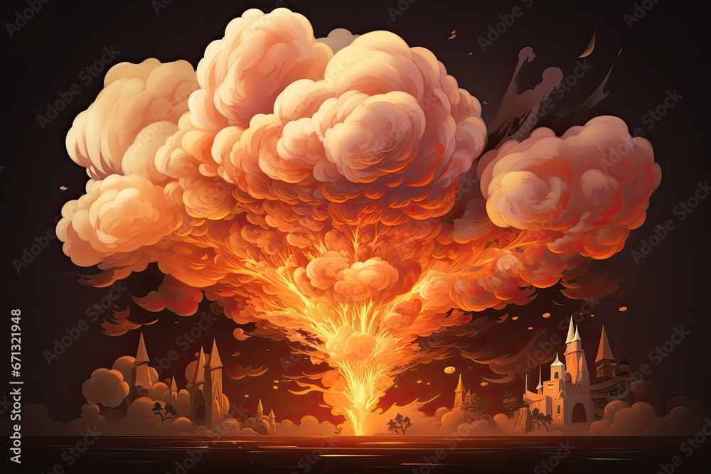 Enhance Your Designs with Bomb Explosion and Smoke Element for a ...