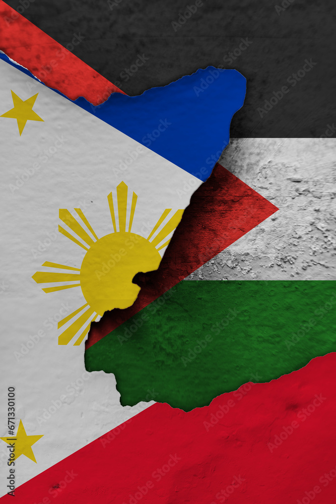 Relations between philippine and palestine. Stock Photo | Adobe Stock