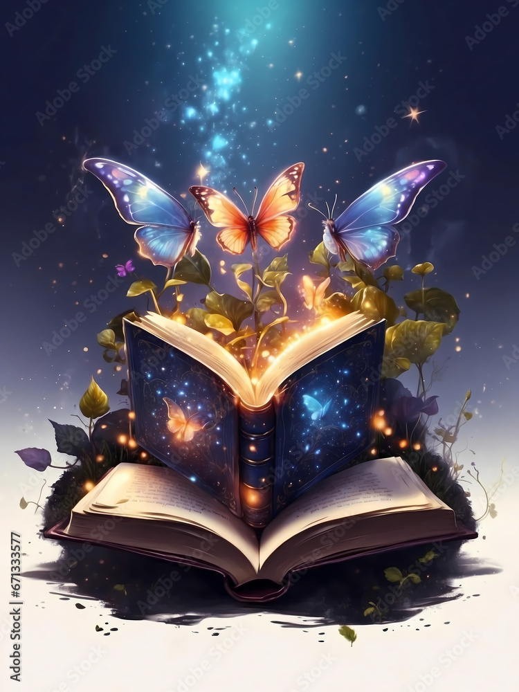 Step into a world of wonder and enchantment with this captivating stock ...