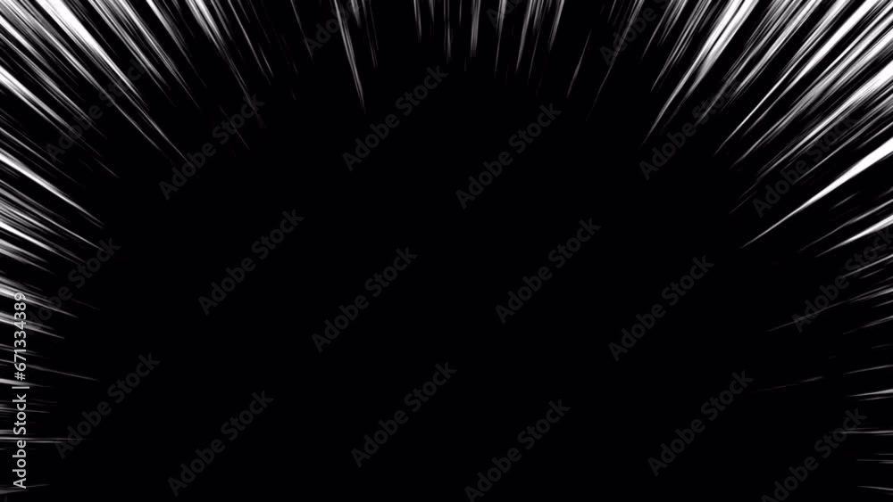 Loop comic-style emphasis line at the top with an alpha channel on a ...